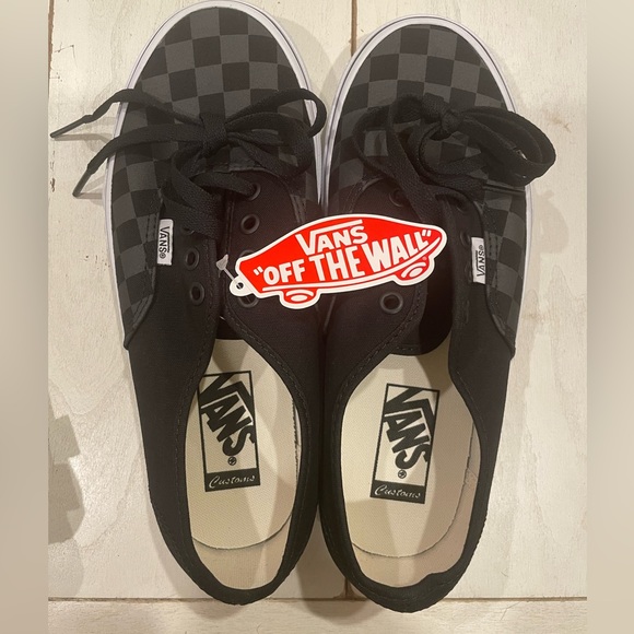 Vans | Shoes | Custom Checkerboard Authentic Vans | Poshmark